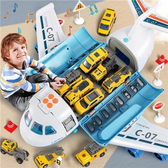 Toys | Mist Spay Storage Transport Plane Cargo With 6 Free Wheel ...